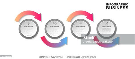 아이콘과 4가지 옵션 또는 단계가 있는 인포그래픽 디자인 가는 선 벡터입니다 인포그래픽 비즈니스 개념입니다 정보 그래픽 순서도 프리젠 테이션 웹 사이트 배너 인쇄물에 사용할