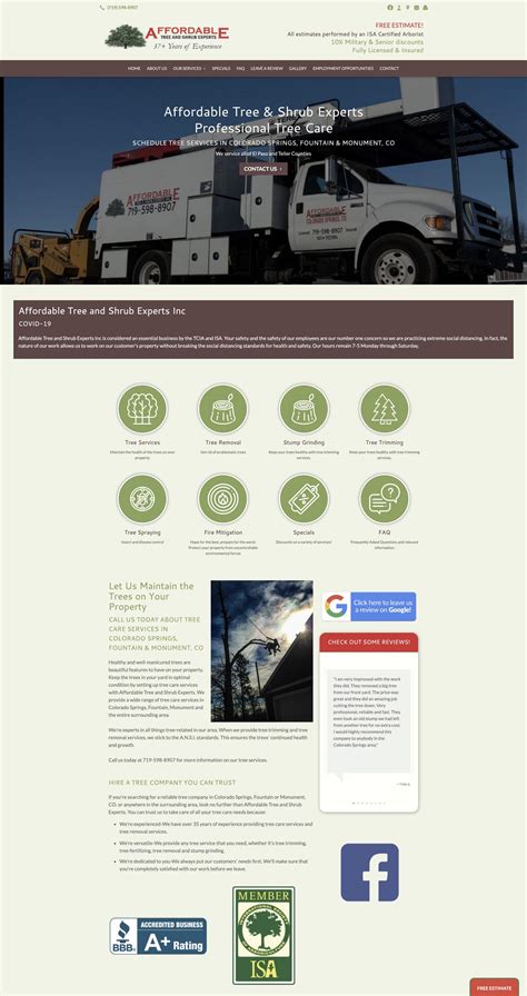 Top Tree Service Web Designs Townsquare Interactive