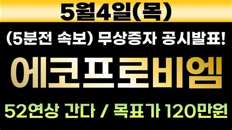 에코프로비엠 미친척 매수해야하는 2차전지 No1 이주식 64연상 지금부터 시작입니다 이가격 까지 절대 팔지마세요