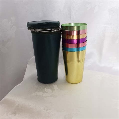 Vintage Retro Anodised Cupss Used Fair Salvos Stores