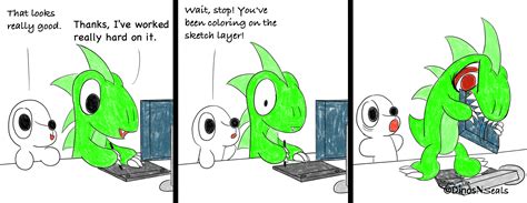 Drawing On The Wrong Layer Oc Rcomics