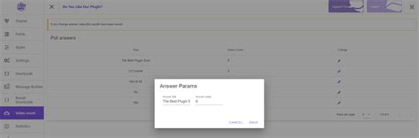 WordPress Poll Edit Result Best Poll And Survey Plugin For WordPress