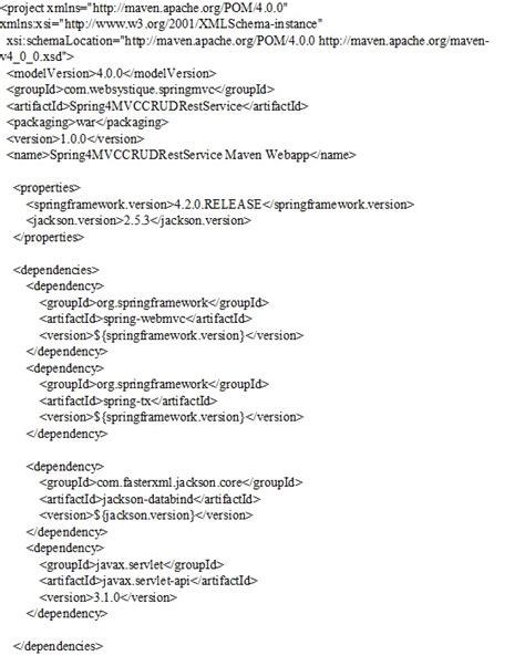 teachtojava spring mvc 4 restful web services crud example