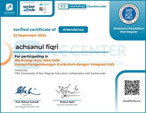 Achsanul Fiqri On Linkedin Itb Webinar Lms Curriculum