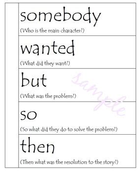 Somebody Wanted But So Examples