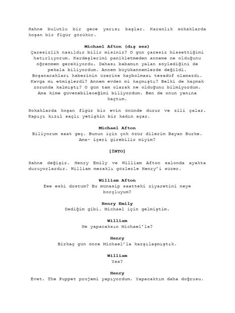 Fanon Fnaf Tv Series Script Ep2 Tr Pdf