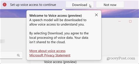 How To Enable And Use Voice Access On Windows 11 Groovypost