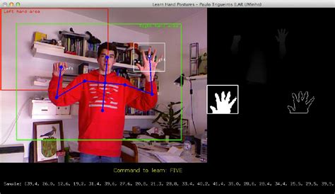 5 Static Gesture Feature Extraction And Model Learning User Interface Download Scientific