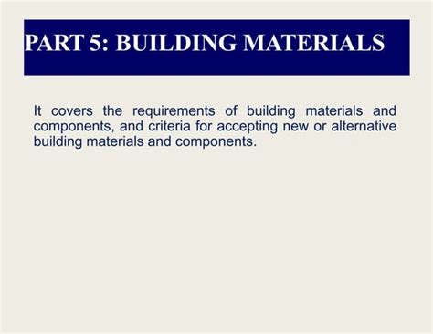 National Building Codes PPTX