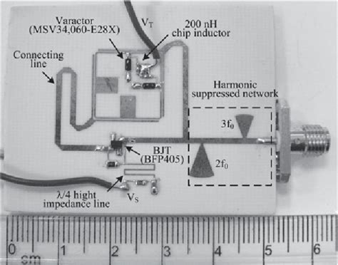 Figure From Design Of Microwave Oscillator And Voltage Controlled Oscillator With Second And
