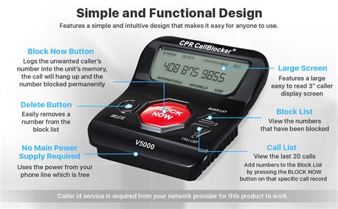 Cpr Call Blocker V5000 Cpr Call Blocker V5000