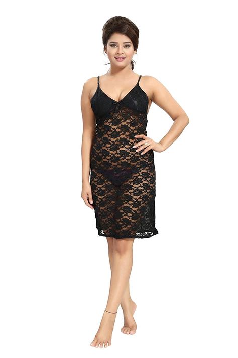 Women Satin Hot Nighty Sexy Night Gown Chemise Sleepwear Nightwear