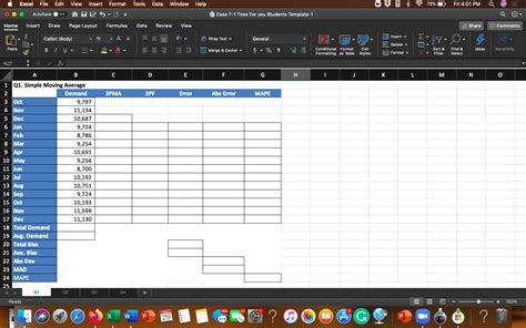 Solved Calculate A Forecast Using A Simple Three Month Chegg Com