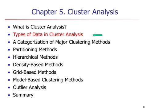ppt mis 542 data mining concepts and techniques — chapter 5 — clustering powerpoint