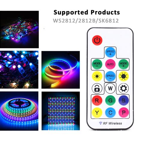 Dc 5v 3pin Sata Rgb Controller Molex 4pin Pc Computer Case Lighting Pixel Controller For Ws2812b