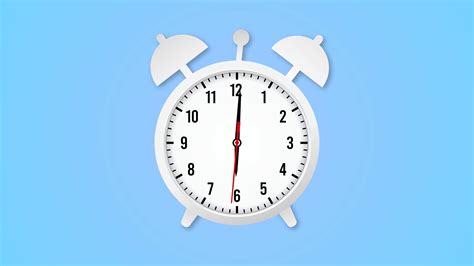 Animation Of Looping Alarm Clock Full Hd 4k Stock Motion Graphics Sbv