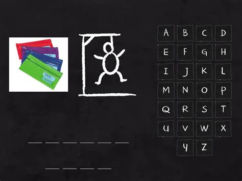 School Objects Hangman