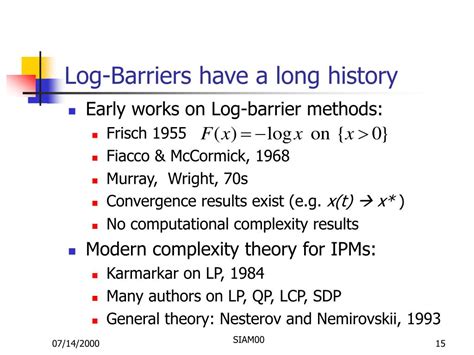 Ppt Interior Point Methods And Semidefinite Programming Powerpoint
