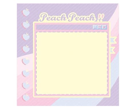 Aesthetic Memo Pad Printable Printable Templates