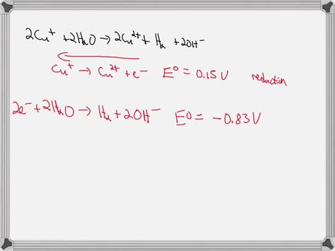 solved using standard reduction potentials from the aleks data tab