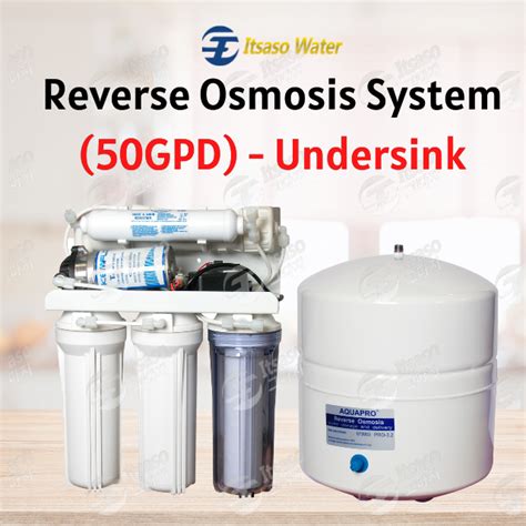 50 GPD Reverse Osmosis System Under Sink Lazada
