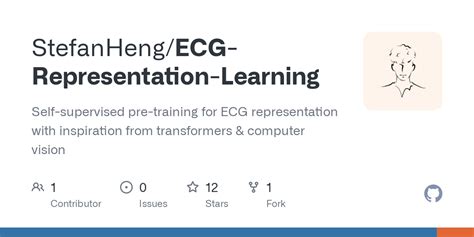 Github Stefanheng Ecg Representation Learning Self Supervised Pre Training For Ecg