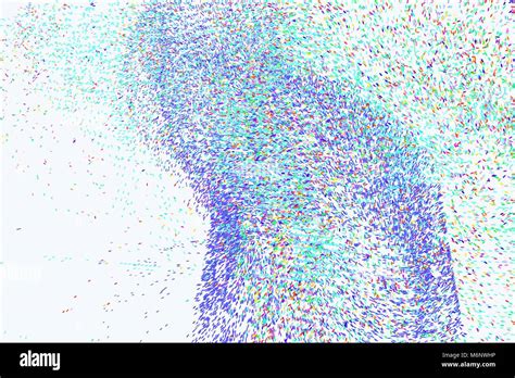 Abstract Background With Shape Of Motion Particle Or Random Pattern Vector Illustration