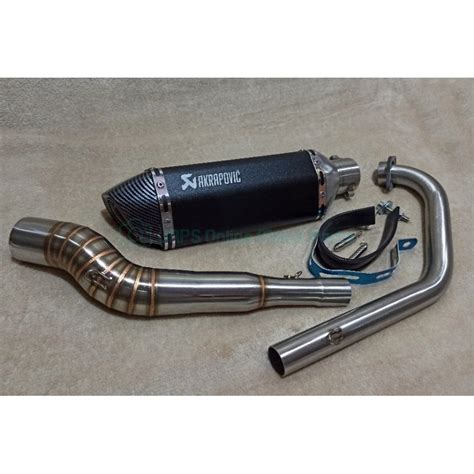 Akrapovic Full System Muffler For Yamaha Sniper 135 Shopee Philippines