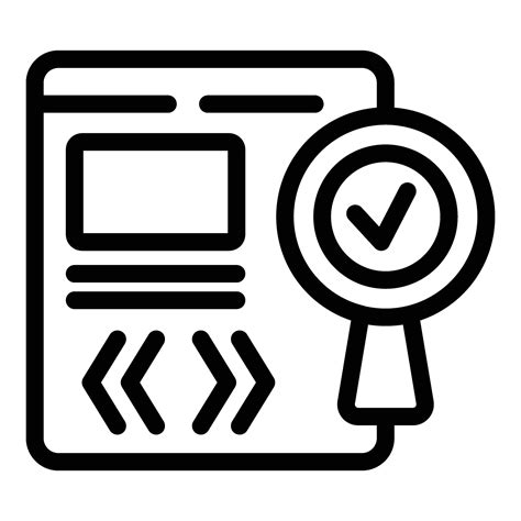 Quality Assurance Engineer Icon Outline Vector Software Testing Analysis 35483695 Vector Art At