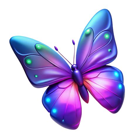 Extraordinary Contemporary Vibrant 3d Butterfly Illustration High