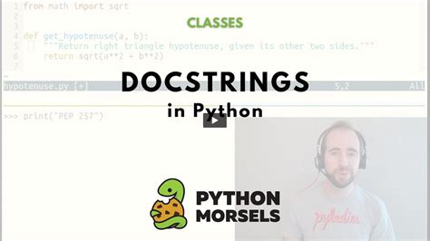 Docstrings In Python Python Morsels
