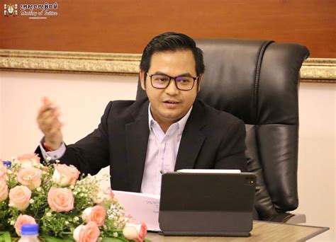 លោក ជិន ម៉ាលីន ដឹកនាំកិច្ចប្រជុំជាមួយថ្នាក់ដឹកនាំក្រសួងយុត្តិធម៌