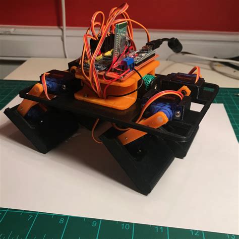 D Printable Quadruped Version Arduino By Harris Mier