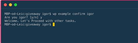 Adding Useful Interactive Prompts In Your Wpcli Commands Igor Benić
