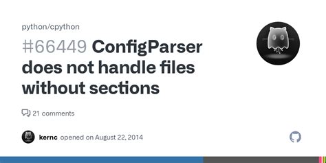 Configparser Does Not Handle Files Without Sections · Issue 66449