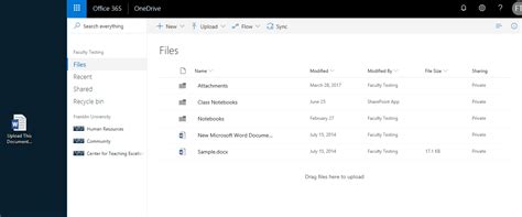 Onedrive Online Storage Guide Franklin University Technology Support