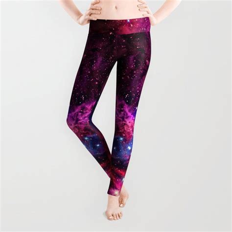 Galaxy Leggings By Matt Borchert Medium Patterned Leggings Galaxy