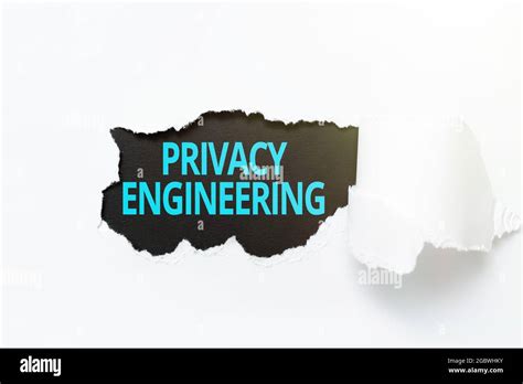 Handwriting Text Privacy Engineering Word Written On Engineered