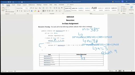 Recursion Part One Java Ii Youtube
