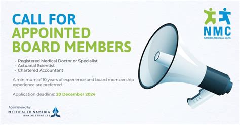 The Nmc Board Of Trustees Invites Suitable Candidates To Apply For