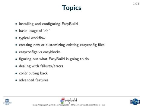 getting started with easybuild tutorial part 2