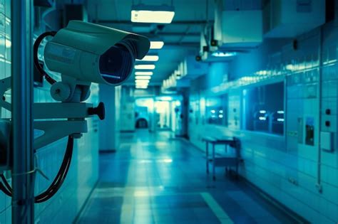 Hightech Research Lab With Surveillance Cameras Ensuring Facility