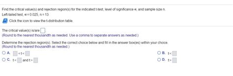 Solved Explain How To Find The Critical Values For A Chegg Com
