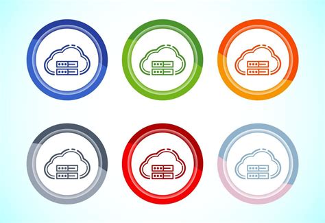 Cloud Computing Icon Design Illustration Data Storage Icon 53248630 Vector Art At Vecteezy