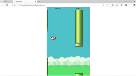 code flappy bird in javascript youtube