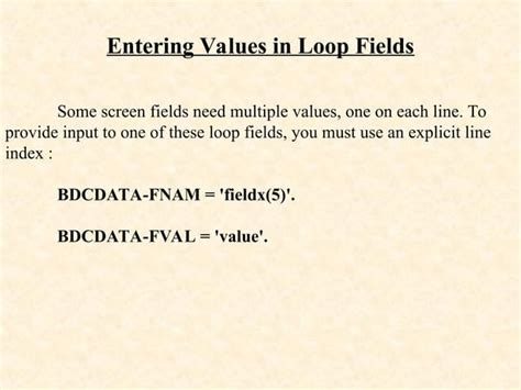 Sap Bdc Know As Batch Data Conversionppt