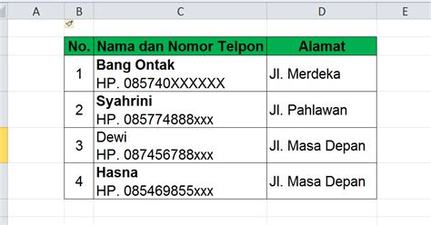 Cara Membuat Baris Di Excel Tidak Sama Ukurannya Dehaliyah Riset