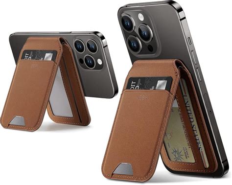 Esr Leather Magsafe Wallet Card Holder For Iphone
