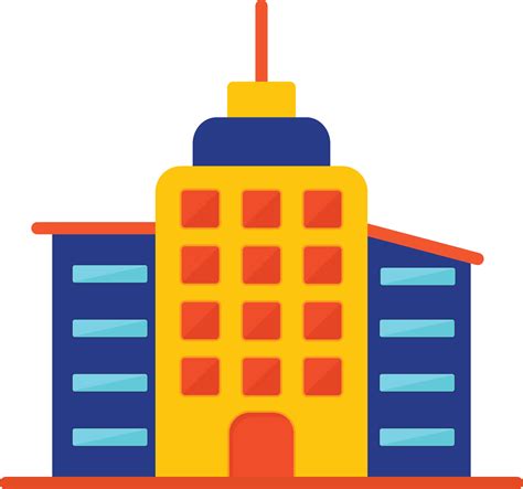 Office Building Flat Icon 9650493 Vector Art At Vecteezy