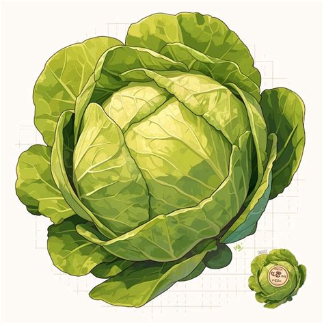Premium Vector Whole Red Cabbages With Tight Leaves